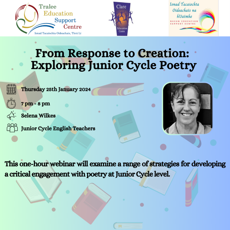 Education Centre Tralee | Teacher CPD - 24TRA007 From Response to Creation: Exploring Junior ...