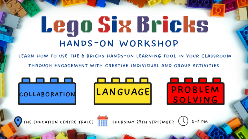 Education Centre Tralee | Teacher CPD - 22TRA503 Lego Six Bricks Hands ...