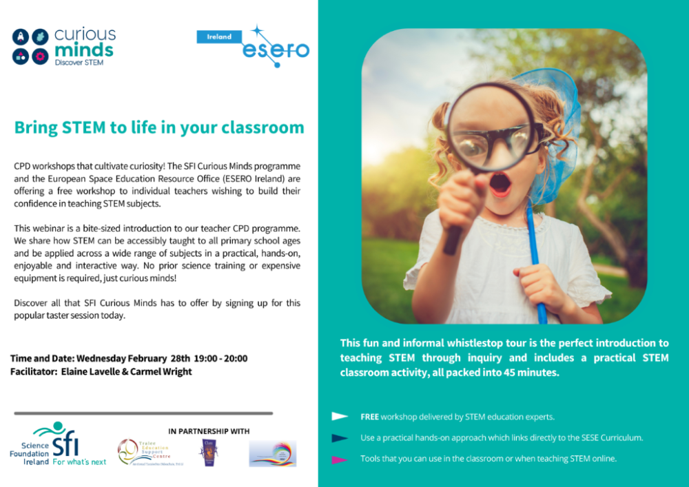 Education Centre Tralee | Teacher CPD - 24TRA251 Bring STEM to life in ...
